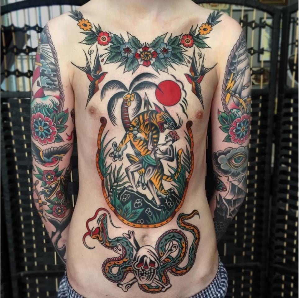Traditional Tattoo Ideas Meanings Anchors Daggers Flash Ships